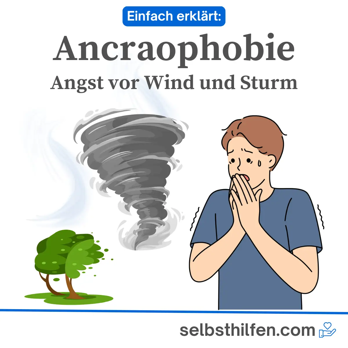 Ancraophobie ️ Angst vor Wind und Sturm